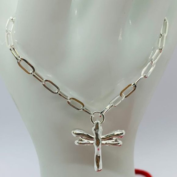UNO de 50 | Jewelry | New Uno De 5 Take Me Dragonfly Silver Chain Link ...